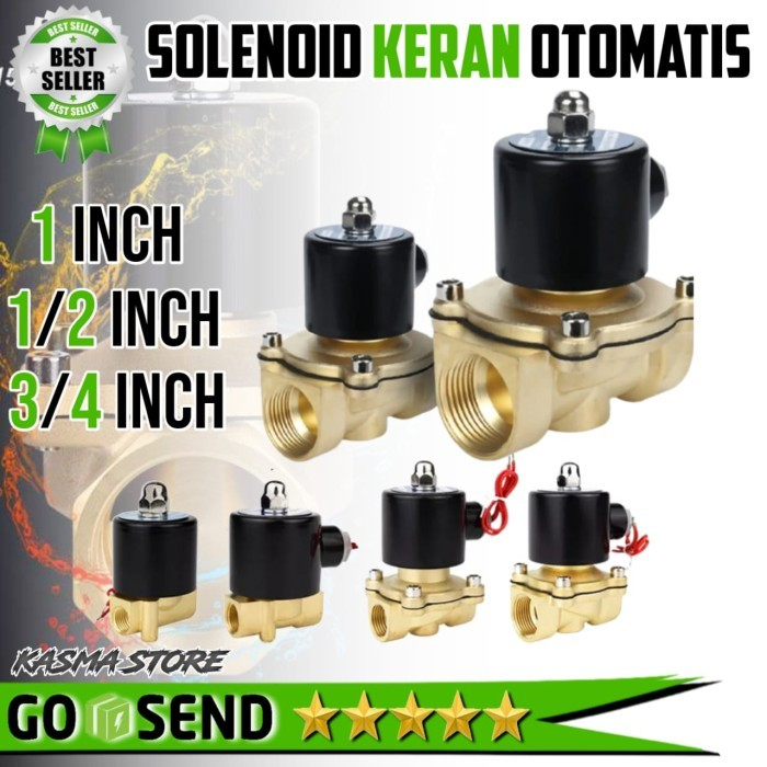 Jual Keran Otomatis Kran Air Electric Solenoid Water Valve 220V ...