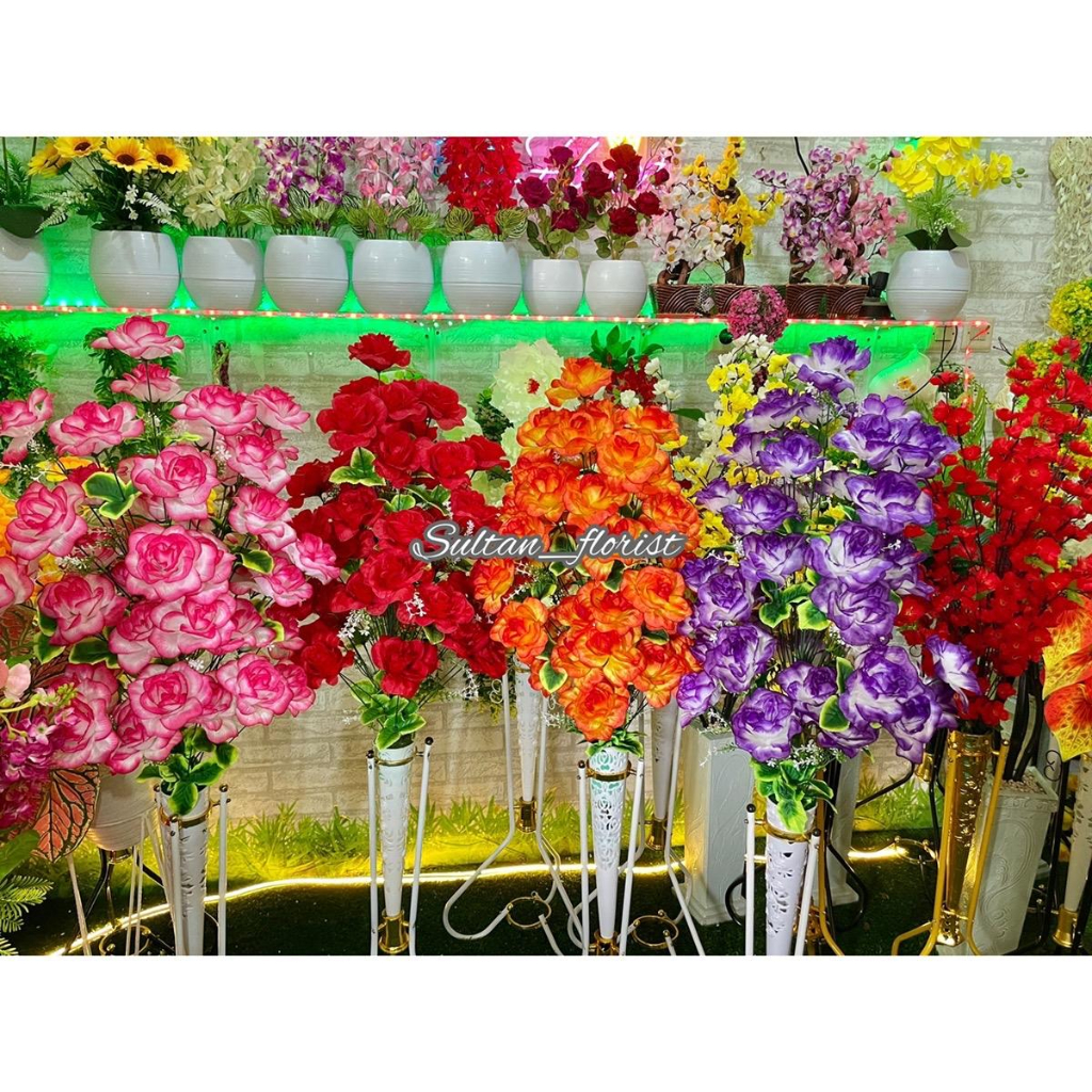 Jual Mawar sudut mekar 48kuntum Dekorasi | Shopee Indonesia