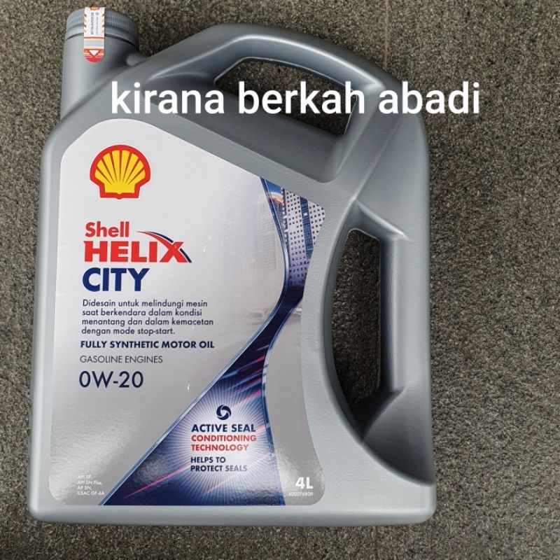 Jual SHELL HELIX CITY 0W20 API SP GF-6 KEMASAN 4 Liter | Shopee Indonesia