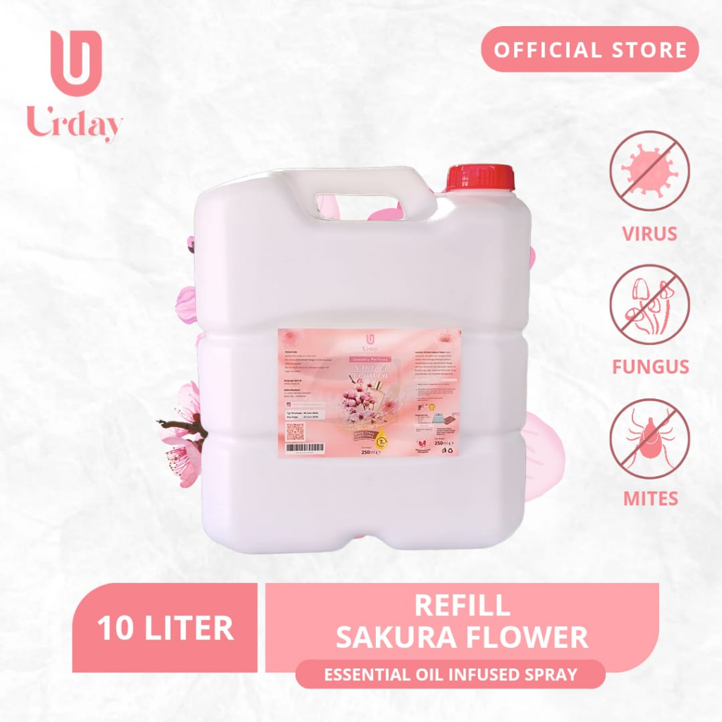 Jual Parfum Laundry Sakura Grade A+ Refill 10 liter - Room & Linen ...