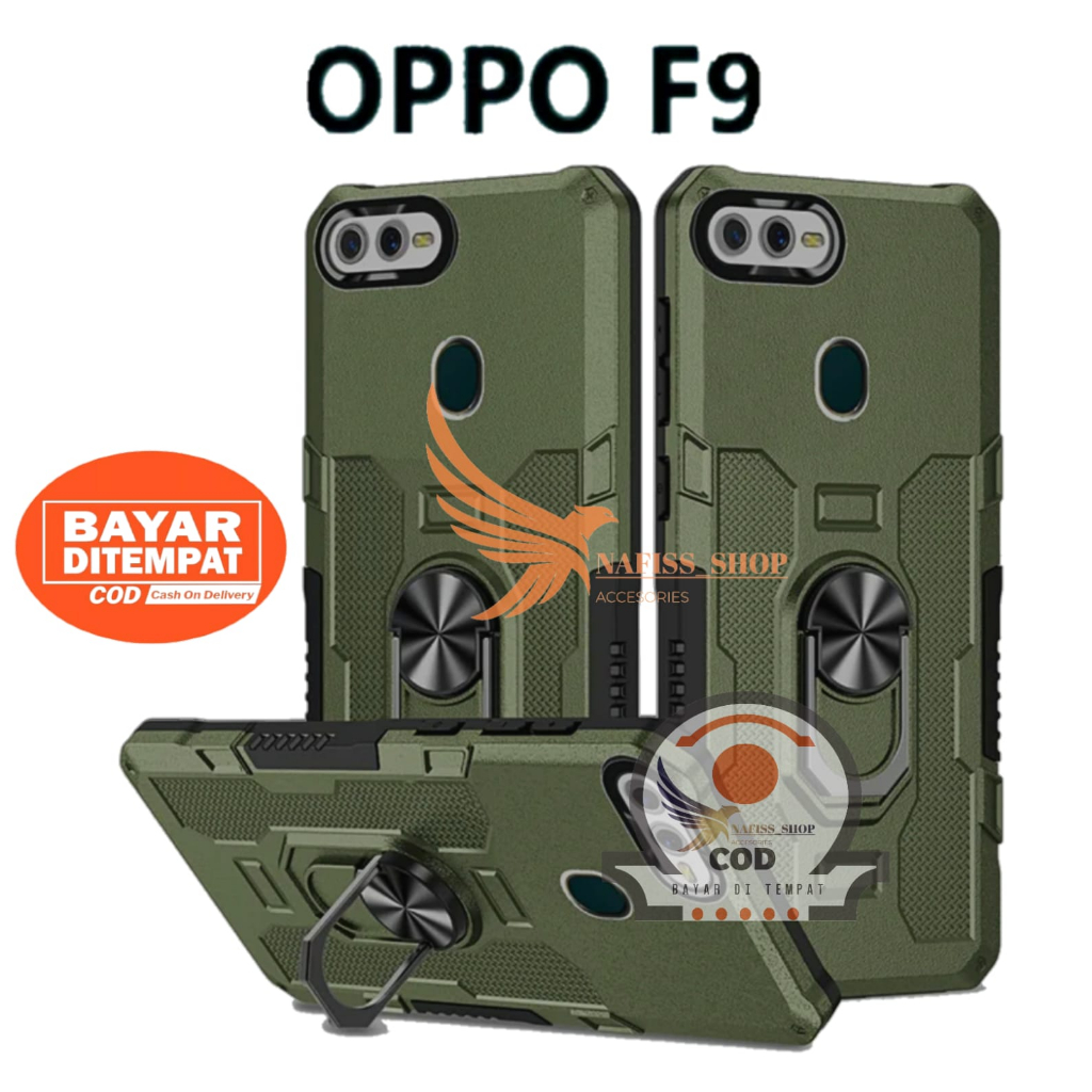 Jual CASING HP OPPO F9 / F9 PRO CASE ROBOT HIT EYE RING CASING STANDING ...