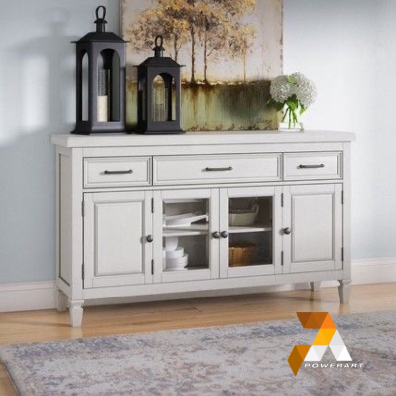 Jual BUFET TV KLASIK MODERN DUCO PUTIH MEJA TV TV KLASIK RAK TV KONSOL ...