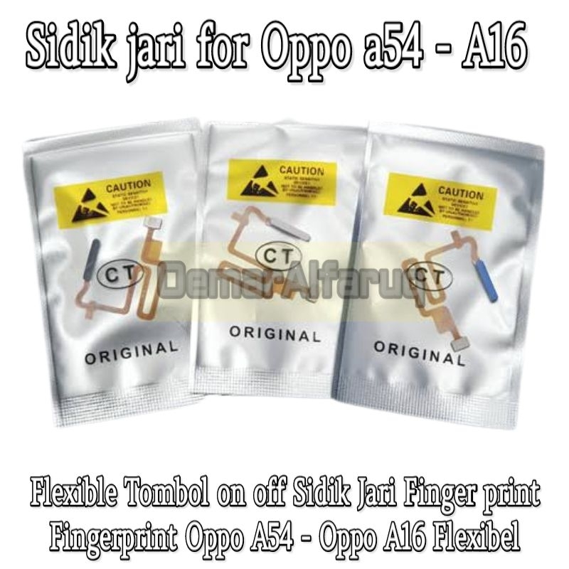 Jual Flexible Tombol on off Sidik Jari Finger print Fingerprint Oppo ...