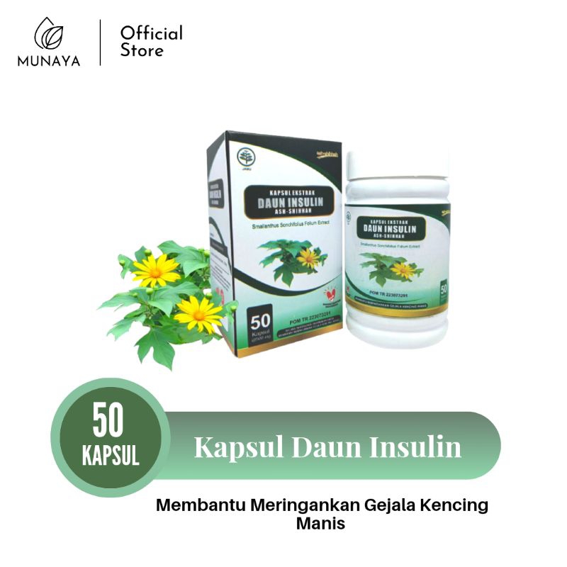 Jual Daun Insulin Kapsul Ekstrak Daun Insulin Mengatasi Diabetes ...