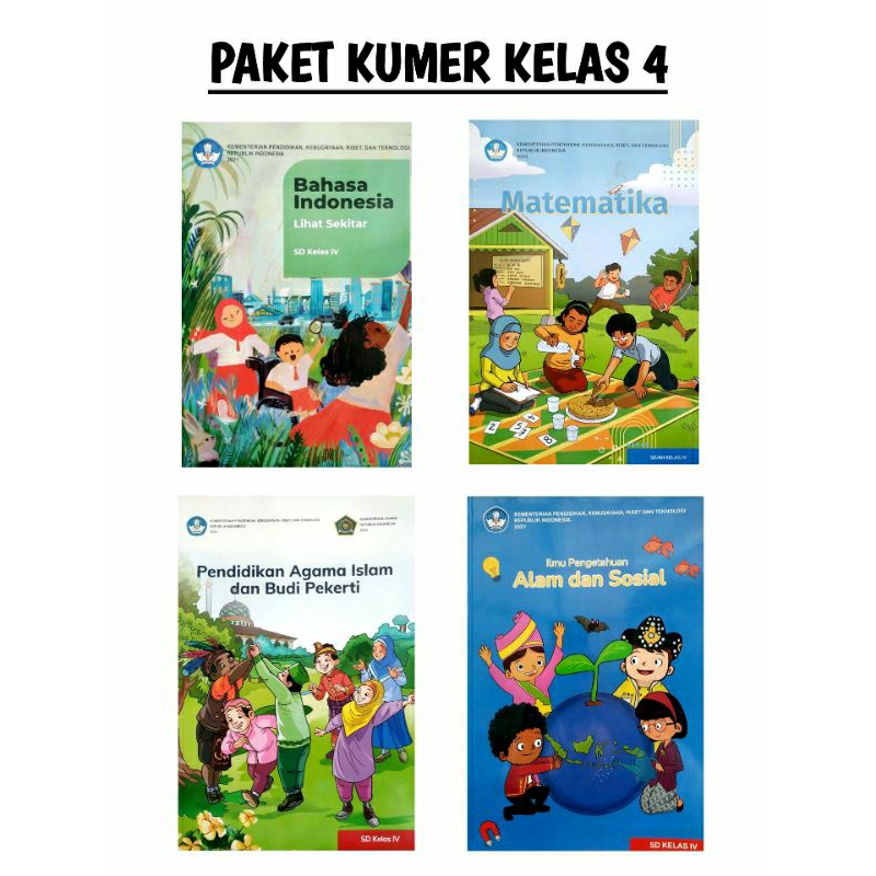 Jual Paket Kurikulum Merdeka SD/Mi Kelas 4 Semester 1 & 2 | Shopee Indonesia