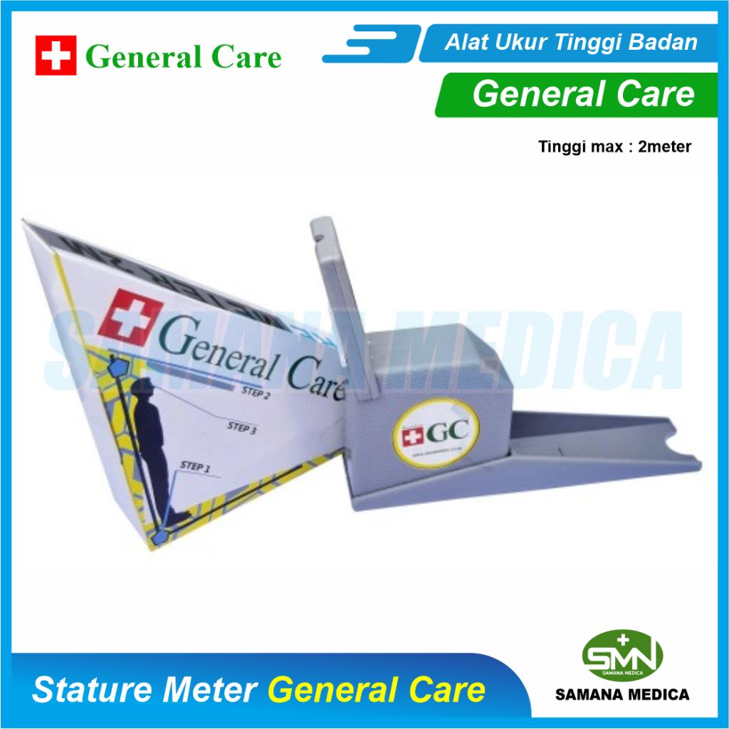 Jual Stature Meter GENERAL CARE / ONEHEALTH Microtoise Alat Ukur Tinggi ...