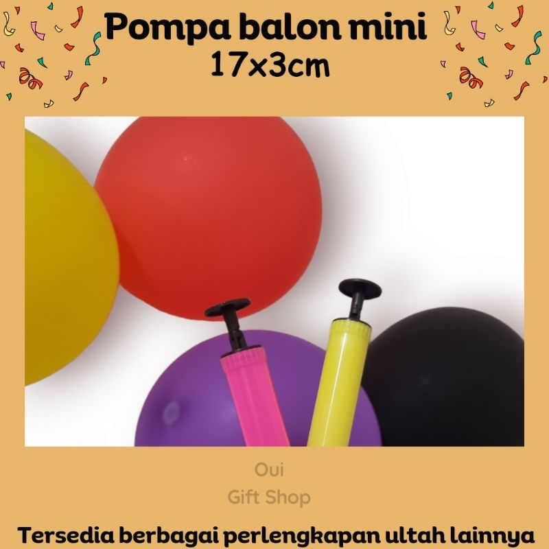 Jual POMPA BALON MINI / POMPA BALON / POMPA BALON MANUAL / POMPA BALON ...