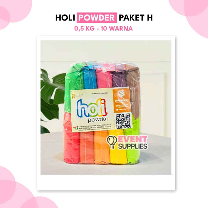 Jual Paket Holipowder 500 Gram (Mix 10 Warna) | Shopee Indonesia