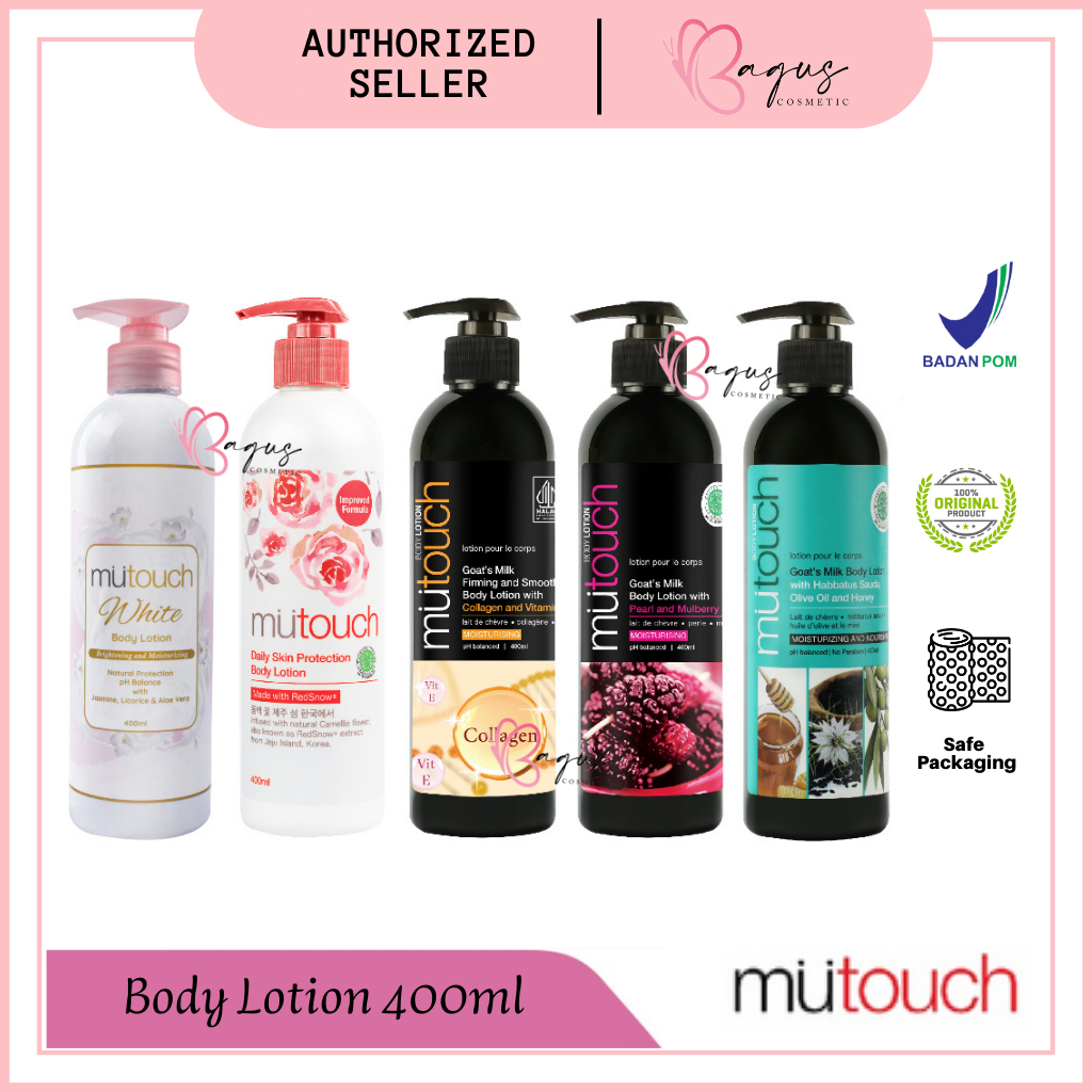 Jual MuTouch mutoch Goat's Milk Body Lotion 400ml | Collagen and Vit E ...