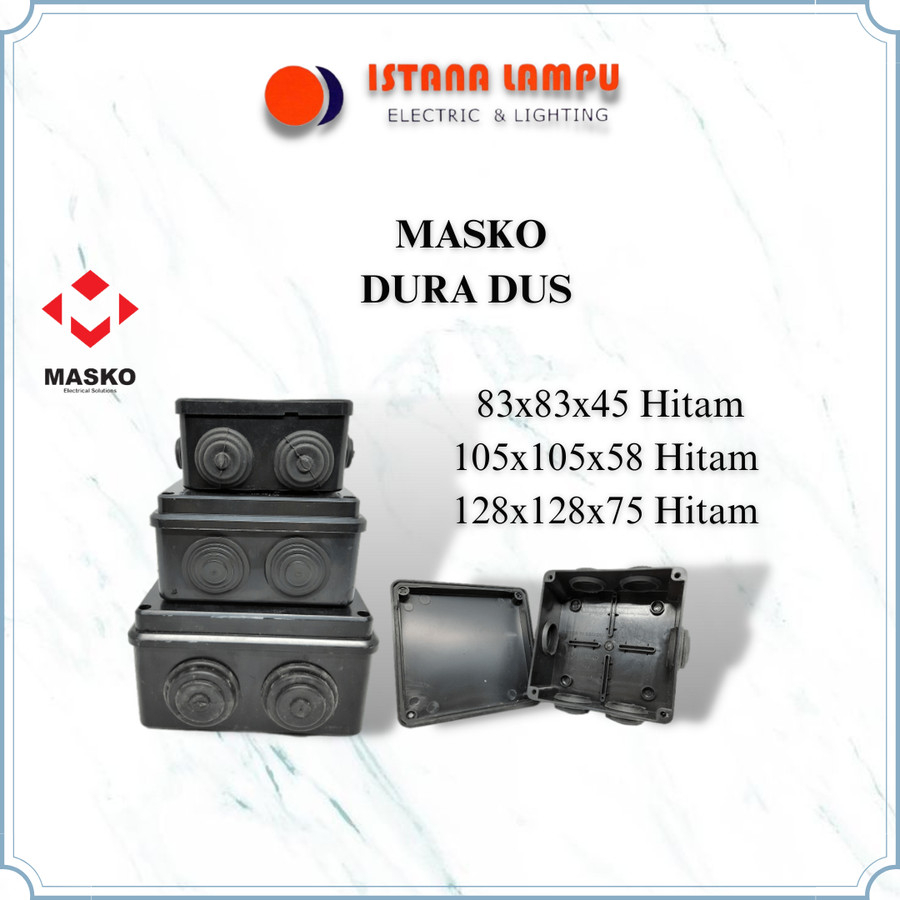 Jual Masko Doradus / Junction BOX Masko Hitam | Shopee Indonesia