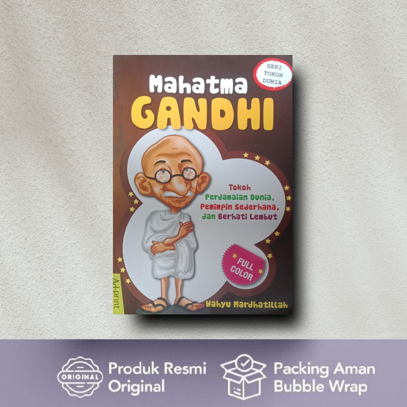 Jual Buku seri tokoh dunia:mahatma gandhi (full color) | Shopee Indonesia