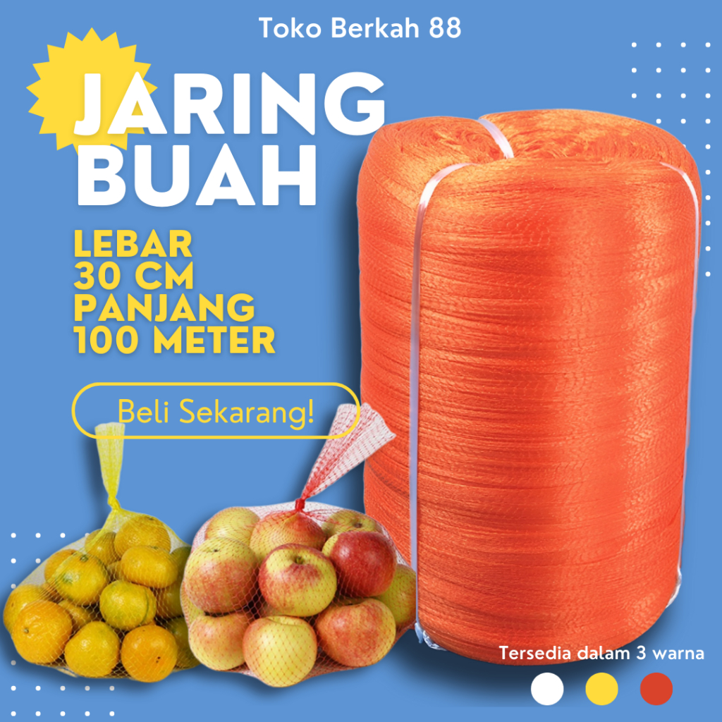 Jual Jaring Buah / Polynet Roll 100 Meter/Roll | Shopee Indonesia