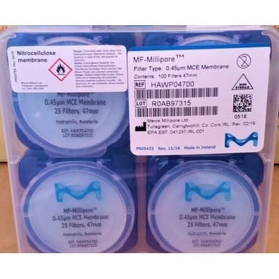 Jual Millipore Membrane Filter 0.45 micron pore size cat HAWP04700 ...