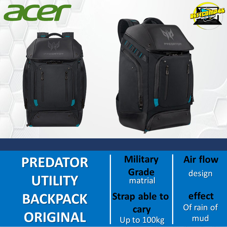 Jual Acer Predator Gaming Utility Tas Backpack | Shopee Indonesia