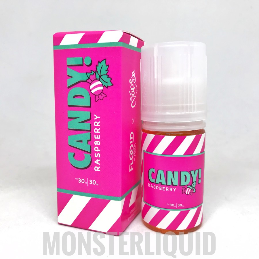 Jual SALT FOOM CANDY RASPBERRY BY FLOOID X VAPEON 30MG 30ML | Shopee ...