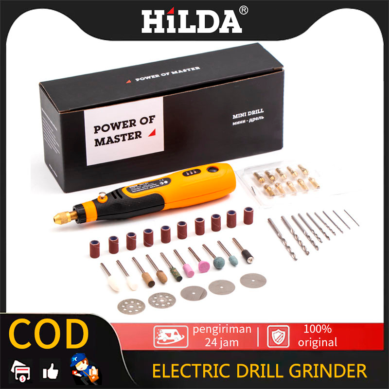 Jual Mini Grinder Mini Listrik Cordless Bor Mini Set Kecepatan Grinding ...
