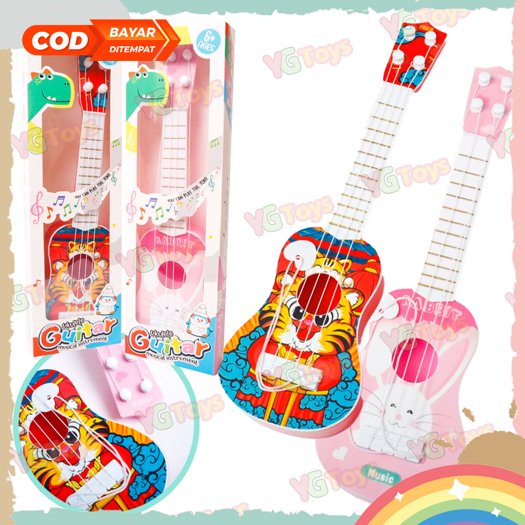 Jual YGtoys Gitar Mainan Ukulele Anak Laki Laki Perempuan Besar Jumbo ...