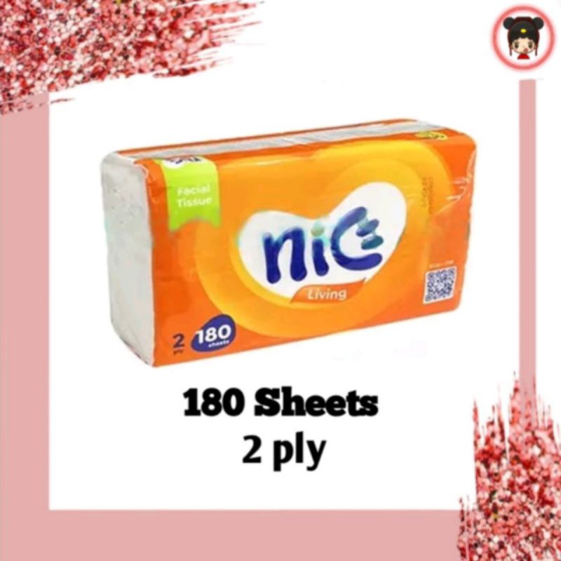 Jual TISSUE NICE 180 SHEET 2 PLY | TISSU NICE 180 SHEETS 2 PLY | TISSU ...