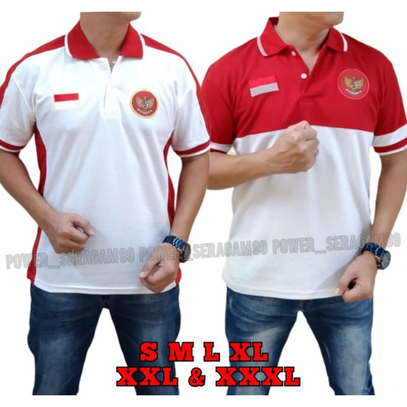 Jual kaos kerah merah putih INDONESIA / poloshirt bendera merah putih ... Jual kaos kerah merah putih INDONESIA / poloshirt bendera merah putih ...
