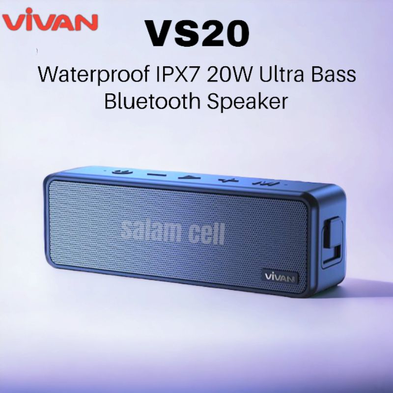 Jual Speaker Bluetooth Music Box Anti Air VIVAN VS20 Wireless Audio ...