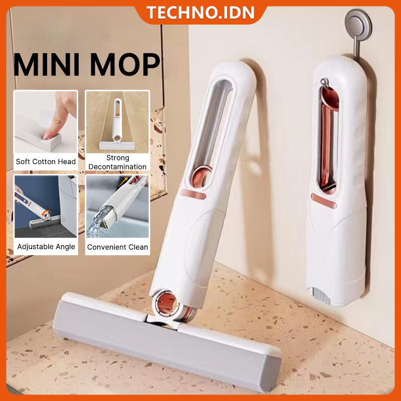 Jual Mini Mop 180° Adjustable Corner Mop Household Cleaning Tools Mini ...