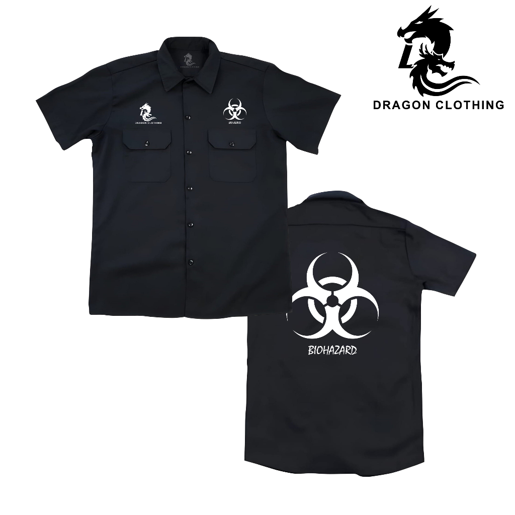 Jual DRAGON CLOTHING KEMEJA PDH WORKSHIRT / BIOHAZARD / Lengan Pendek ...