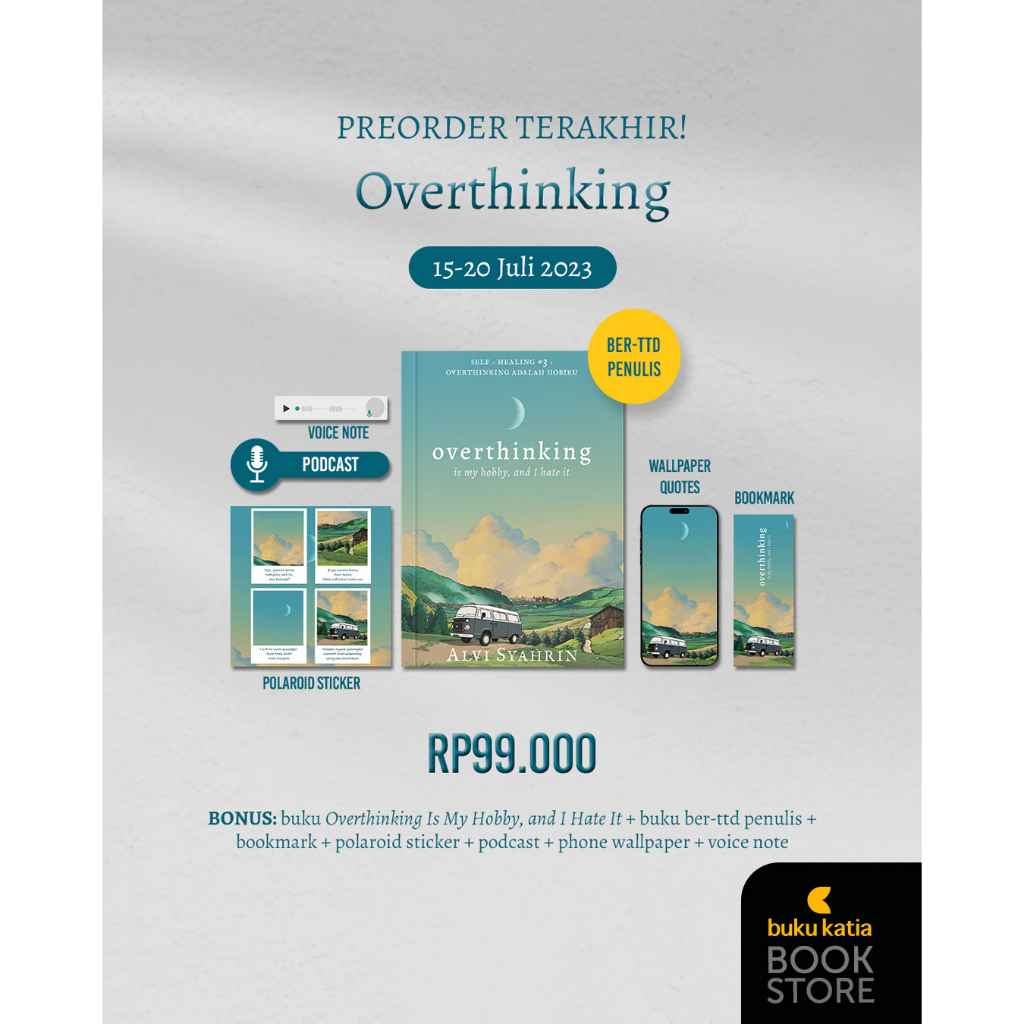 Jual OVERTHINKING; LONELINESS IS MY BEST FRIEND - ALVI SYAHRIN | Shopee ...