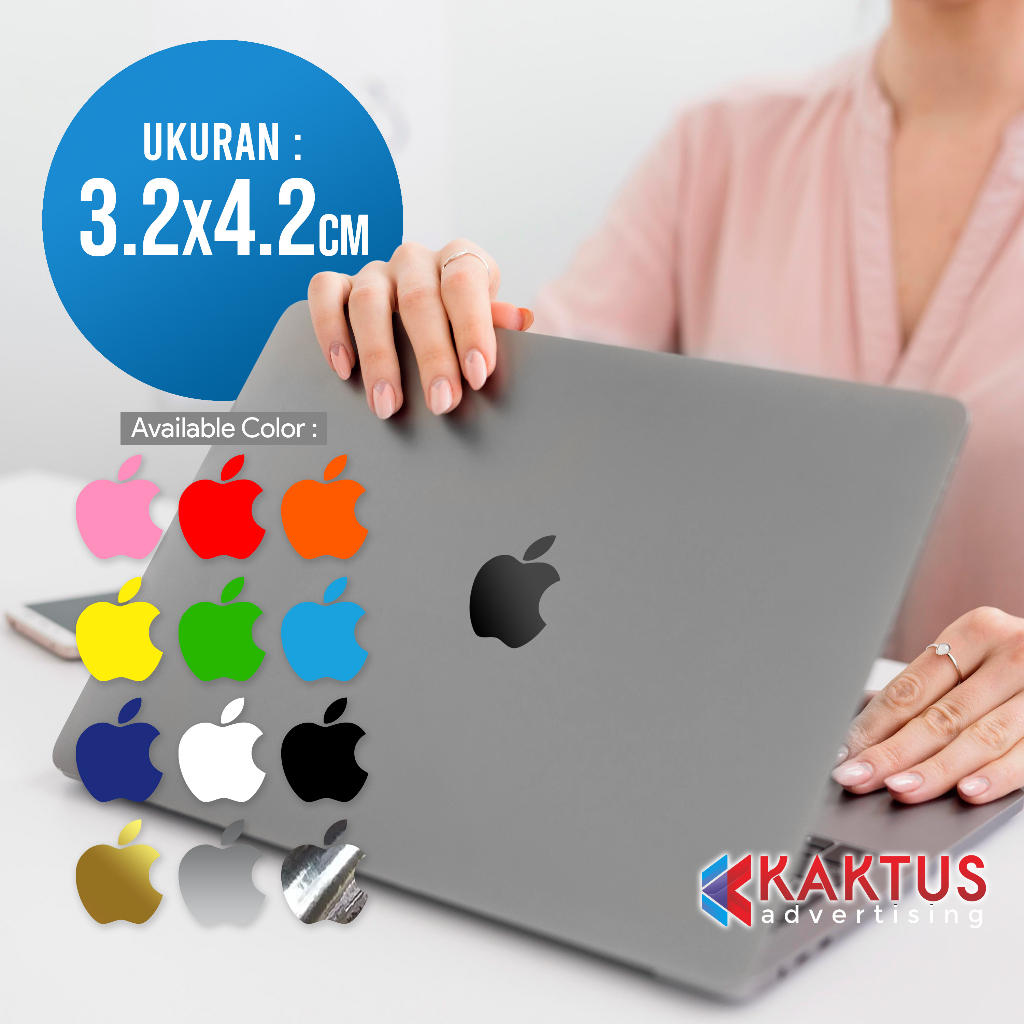 Jual Stiker Iphone Apple Cutting Sedang Untuk Laptop | Shopee Indonesia