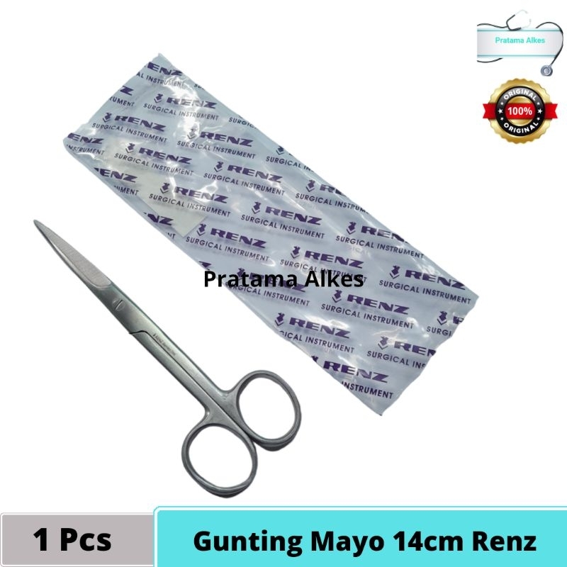 Jual Gunting Mayo Renz 14cm Lurus / Bengkok gunting operasi mayo lurus ...