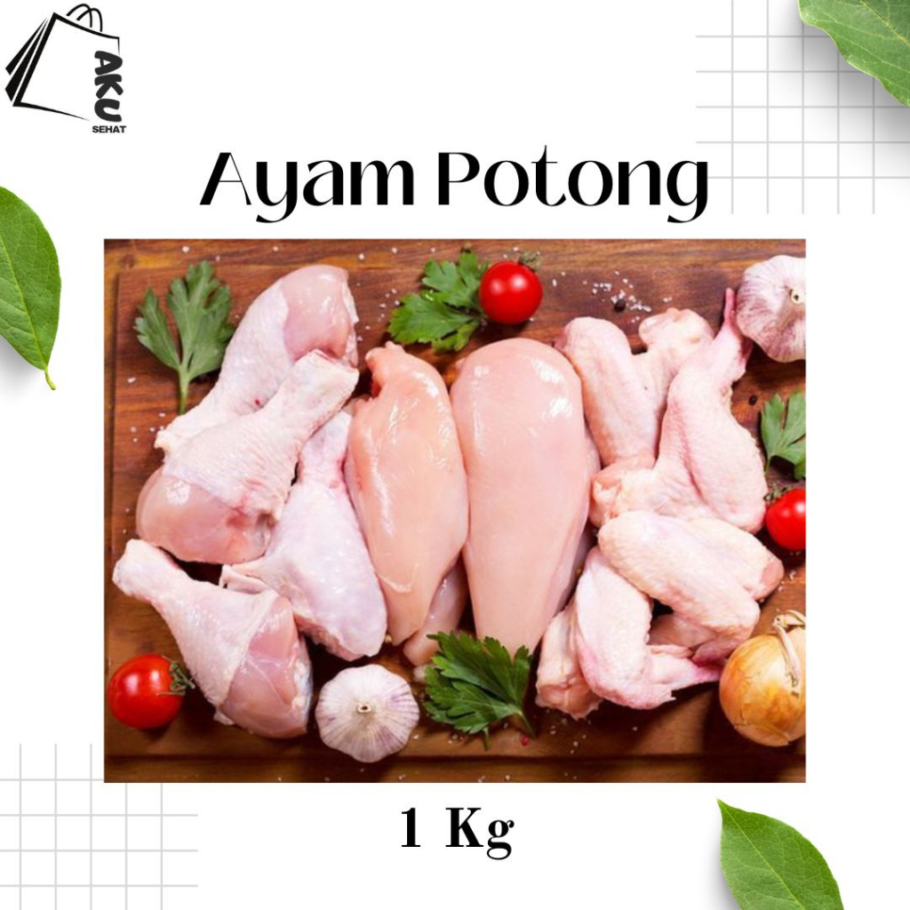 Jual Ayam Potong Random 1 Kilogram / ayam potong termurah SE Indonesia / ayam fillet / daging ...