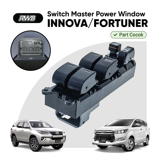 Jual Master Saklar Switch Power Window Toyota Kijang Innova / Fortuner ...
