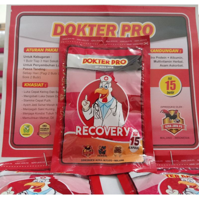 Jual dokter pro jamu obat ayam isi 15 kapsul | Shopee Indonesia