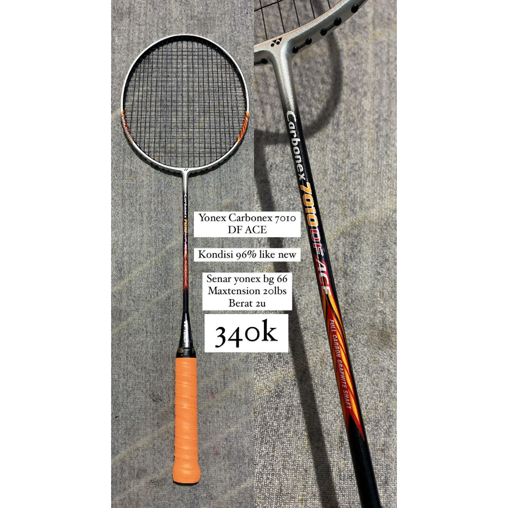 Jual yonex carbonex 7010 DF ACE | Shopee Indonesia