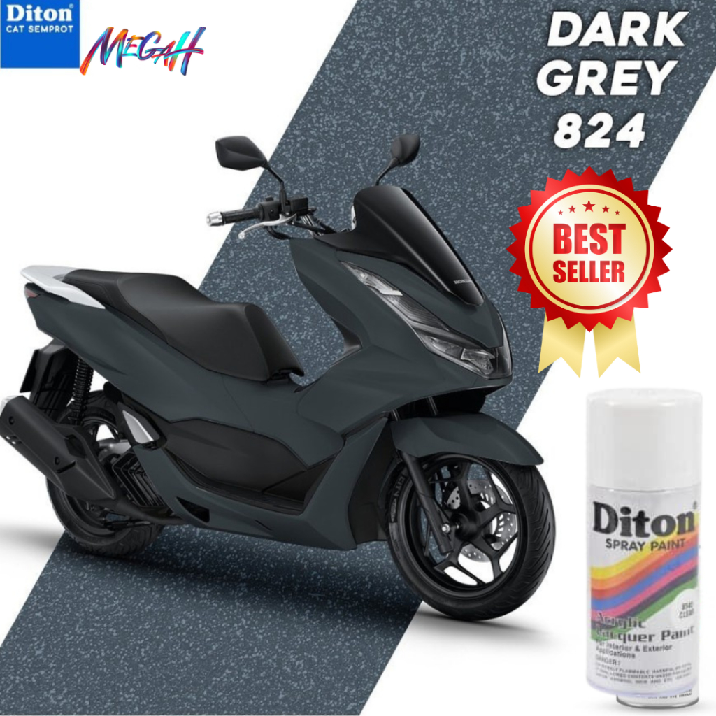 Jual pilok pilox cat semprot Diton 300cc abu abu grey gray silver tua ...