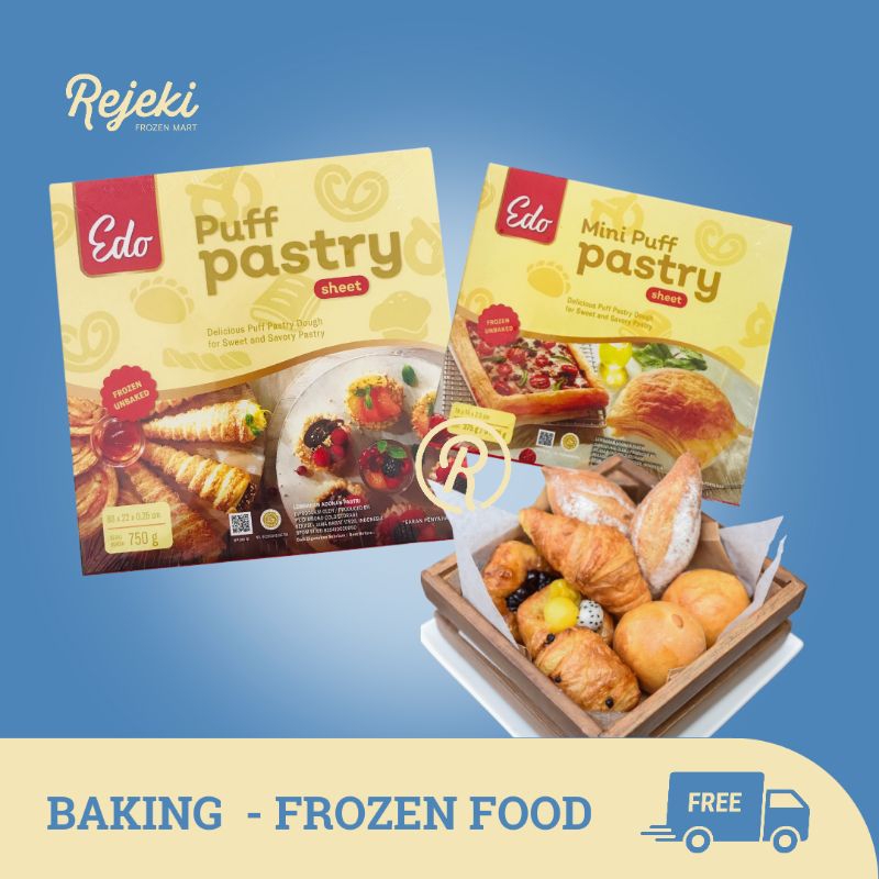 Jual Edo Danish Puff Pastry Zuppa Sheet Kulit Pastry Siap Pakai ...