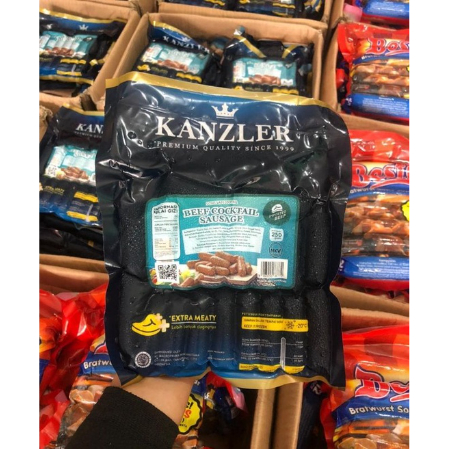 Jual Sosis KANZLER Beef Cocktail sausages Kanzler 250 gr | Shopee Indonesia