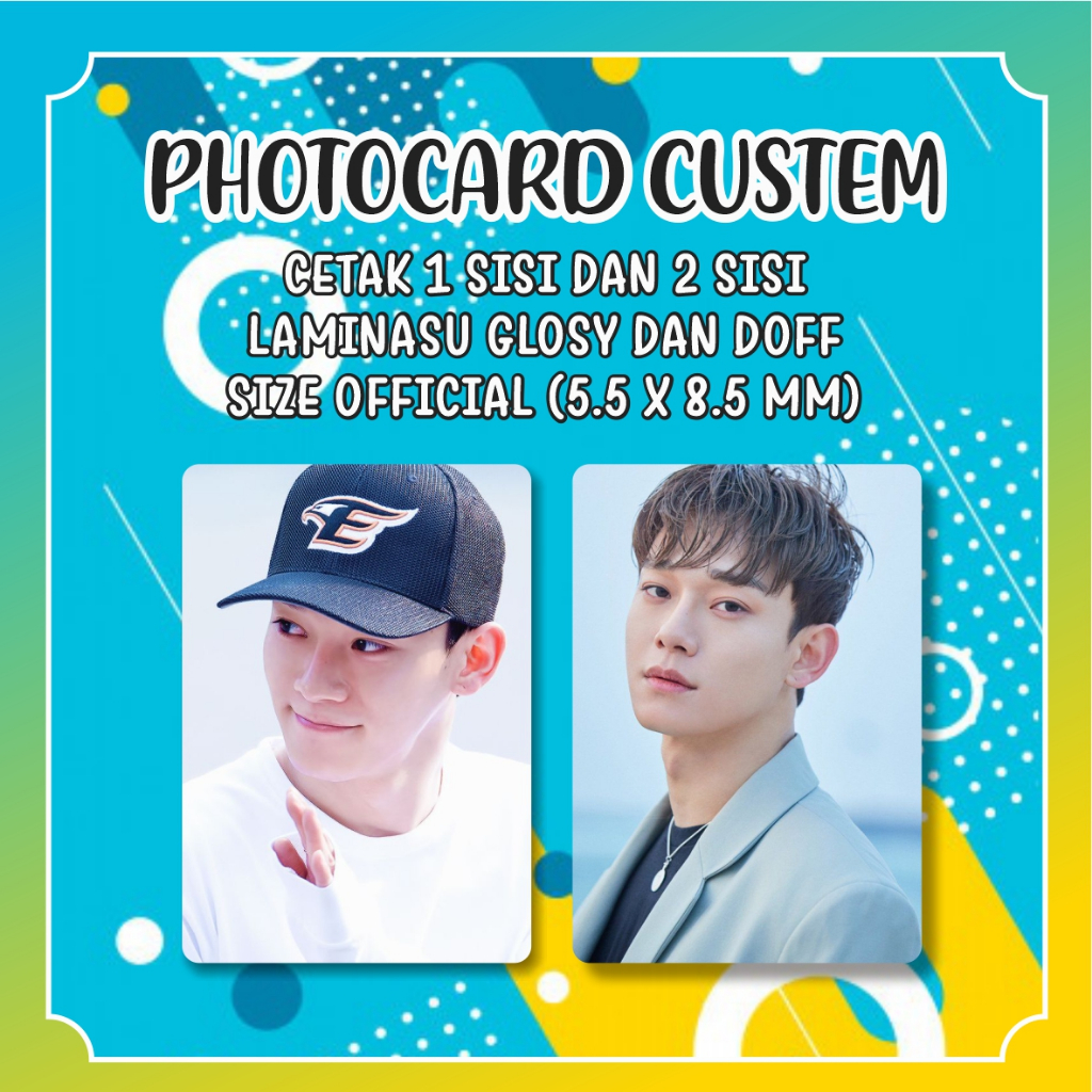 Jual CETAK PHOTOCARD 1 SISI & 2 SISI, BAHAN AC310 :) | Shopee Indonesia
