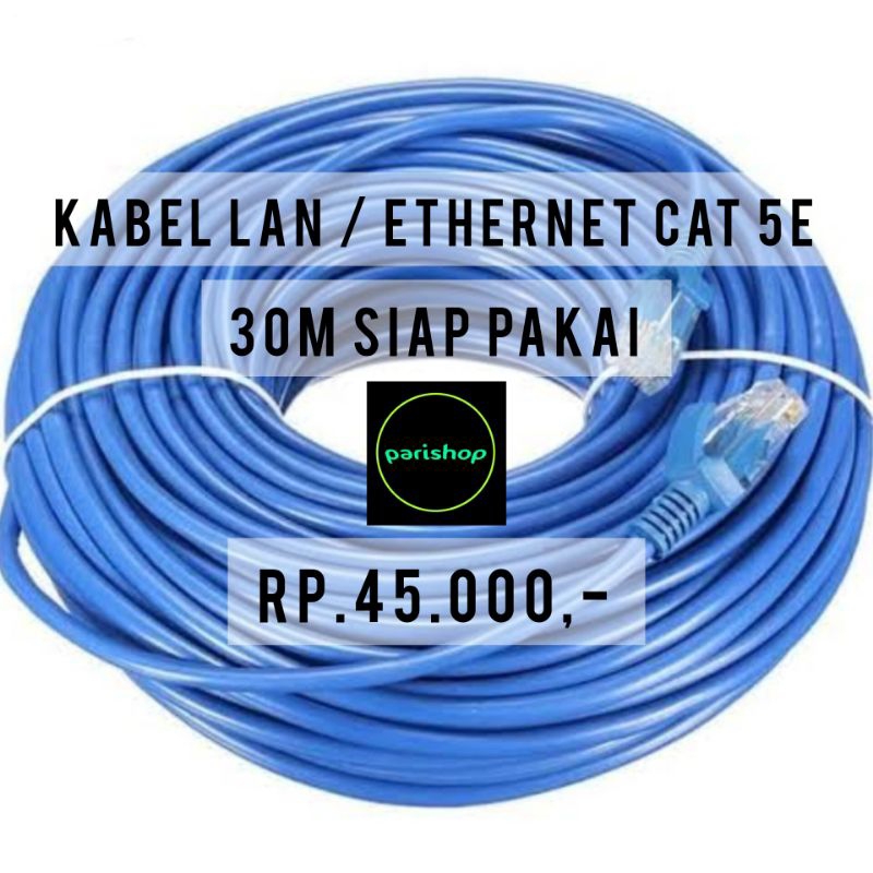 Jual Kabel lan 30 meter | Shopee Indonesia