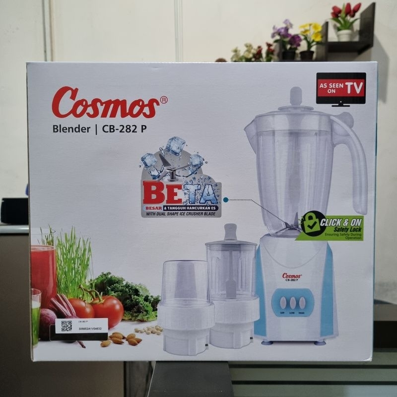 Jual Cosmos CB 282P - Blender Plastik 2 Liter Stainless Steel | Shopee ...