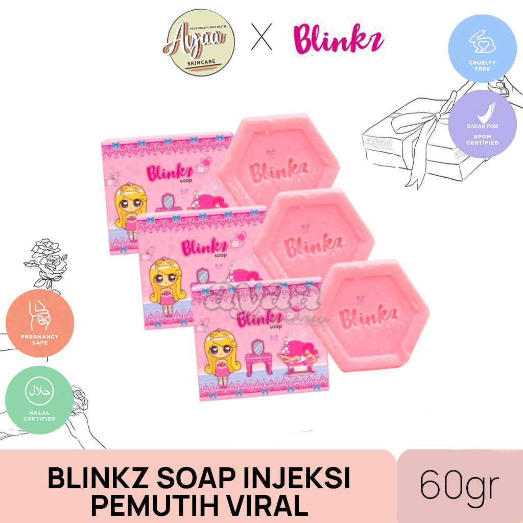 Jual BLINKZ SABUN BLINK SOAP BPOM SABUN PEMUTIH BADAN PENCERAH WAJAH ...