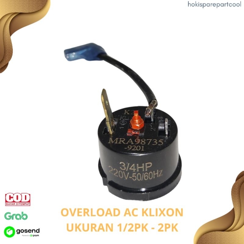 Jual OVERLOAD AC KLIXON 1/2 - 2PK | Shopee Indonesia
