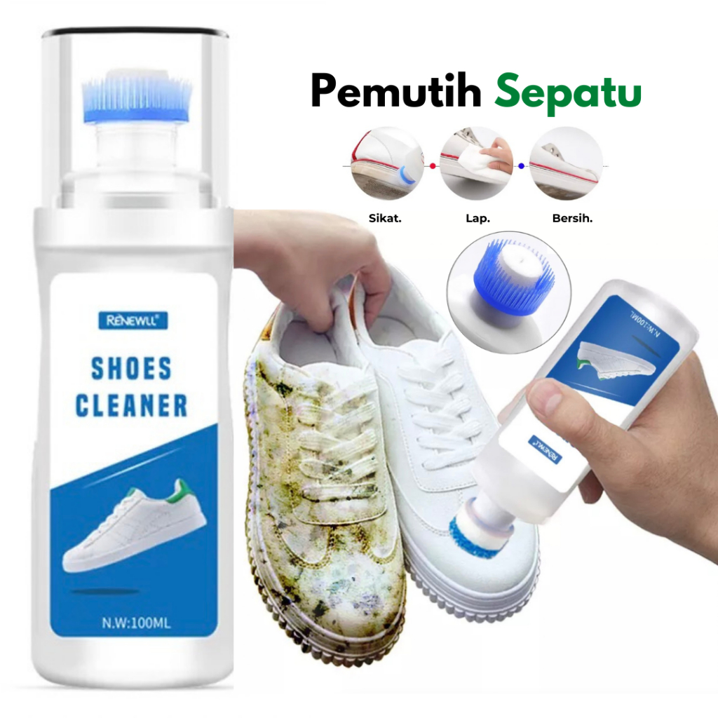 Jual Cairan Pembersih/Pemutih Sepatu Ajaib Semir Sepatu Putih | Shopee ...