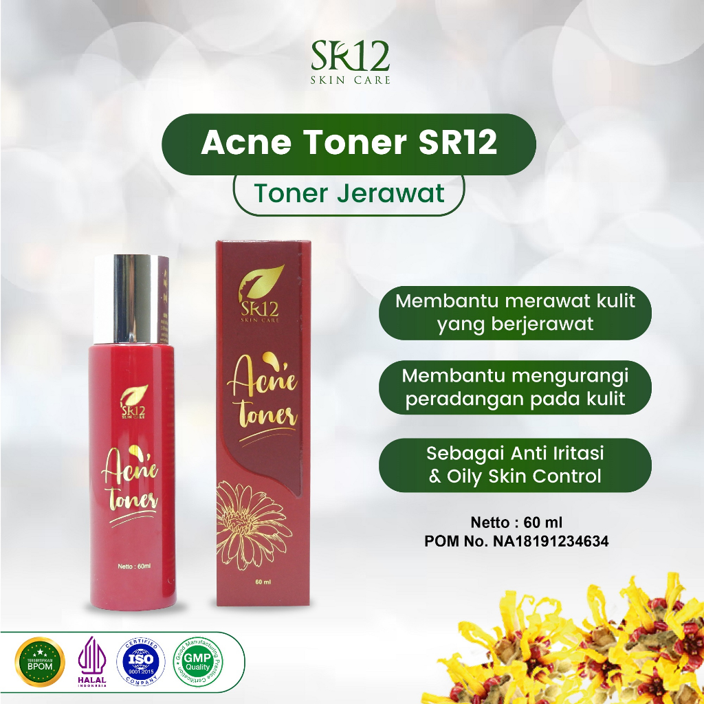 Jual Acne Toner SR12 Skincare - Toner Jerawat - Obat Jerawat Beruntus ...