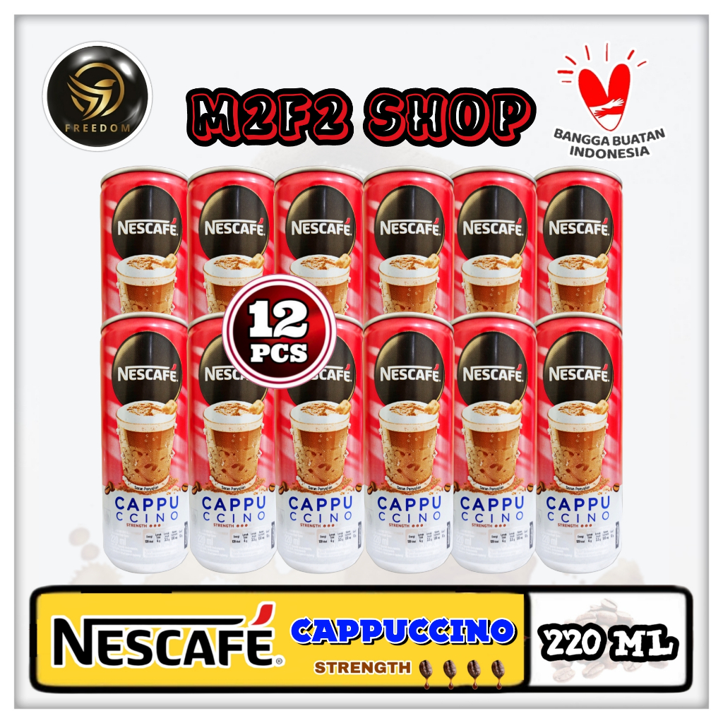Jual Kopi Nescafe Ala Cafe Cappuccino Kaleng | Can - 220 ml (Kemasan 12 ...