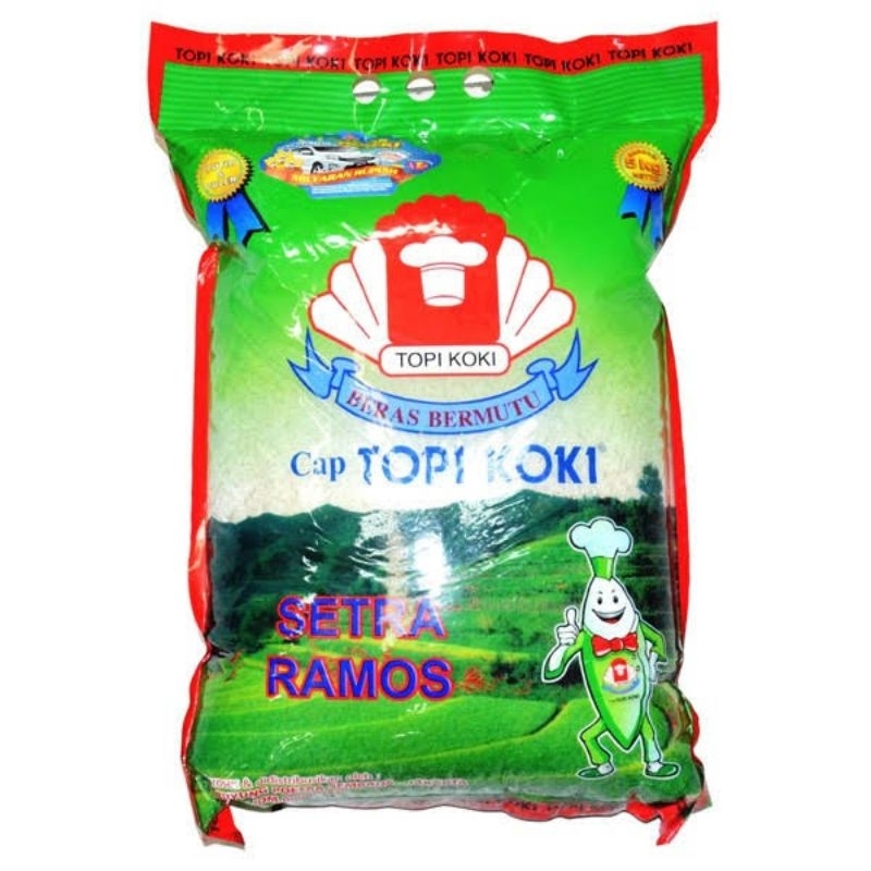 Jual Beras Cap Topi Koki 5 Kg Premium | Shopee Indonesia