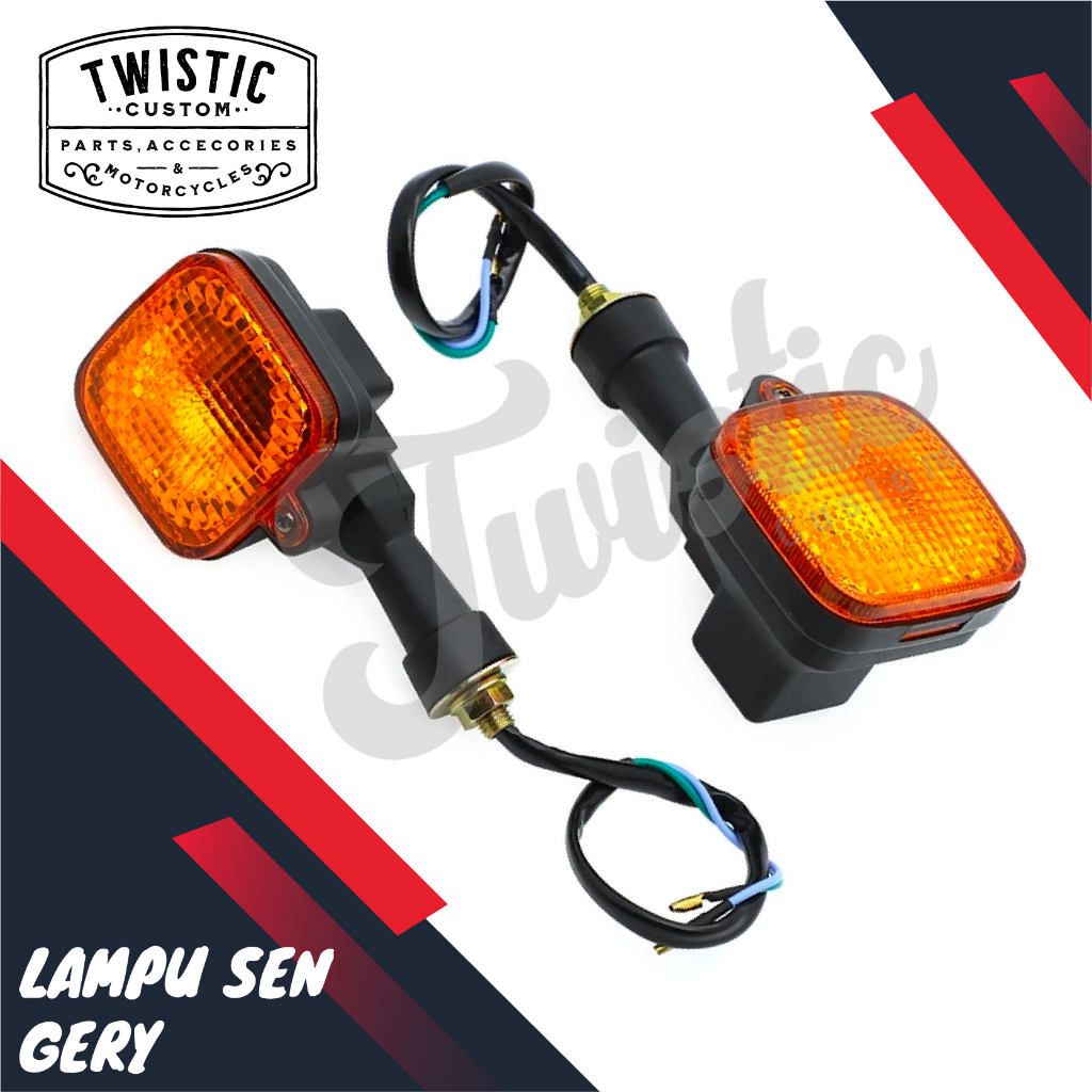 Jual Lampu Sen Gery Motor Trail Honda Win GL 100 CT XL XR Suzuki TS ...