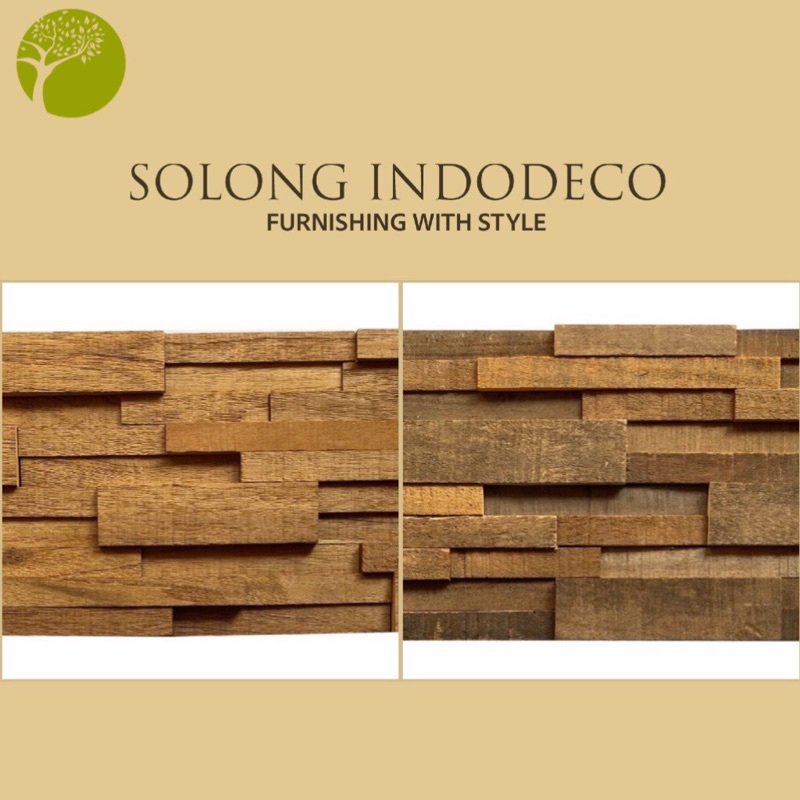Jual Walldecor hiasan dinding kayu jati rustic ukuran 20x55x1,4 dan ...