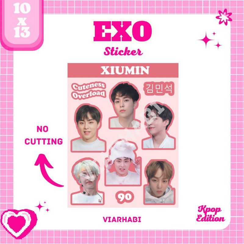 Jual [READY STOCK] STIKER EXO PASTEL EDITION// STIKER UNCUT// STIKER KPOP MURAH// FREEBIES KPOP ...