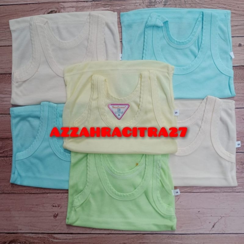 Jual SUNFLOWER/ AL LATIF 3PC KAOS DALAM BAYI & ANAK SNI UKURAN S M L XL 3L 4L BAHAN HALUS& ADEM ...