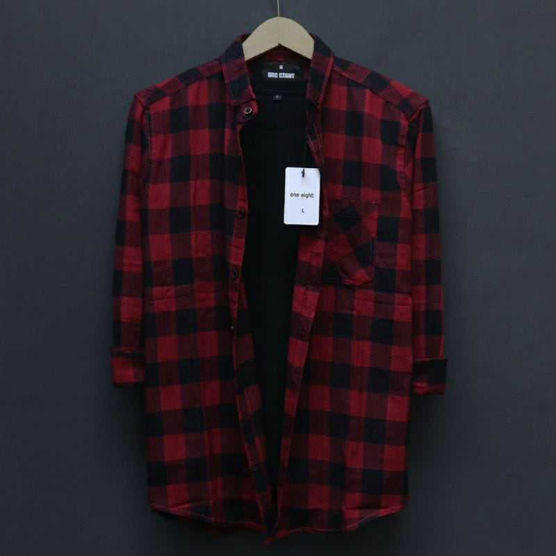 Jual Kemeja Flanel Jumbo Bigsize 4XL 5XL 6XL Pria Wanita Dewasa Impor Lengan Panjang Kualitas ...